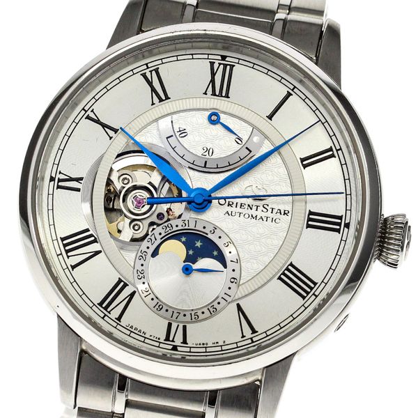 ★With box [ORIENT] Orient Orient Star Power Reserve Moon Phase F7X6 ...