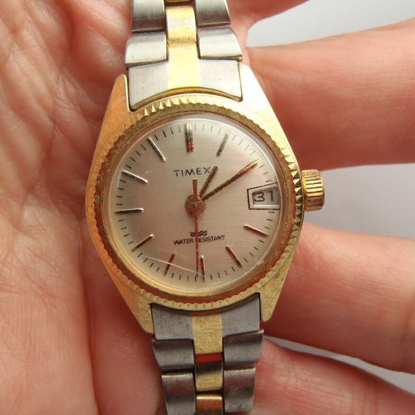 Timex Classic Ladies Watch Mechanical HandWind w/Date Indicator Running ...