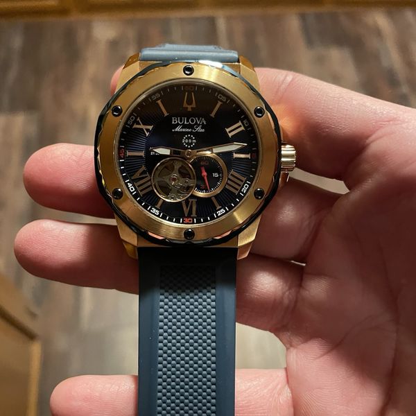 Bulova Marine Star 98A227 Automatic 200M Men's Watch | WatchCharts ...