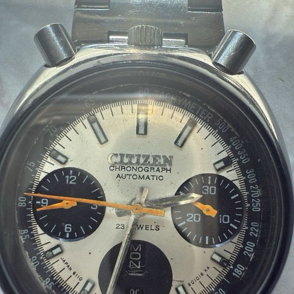 CITIZEN Mens Chronograph Automatic BULLHEAD Day/Date 23J Cal.8110A 4 ...