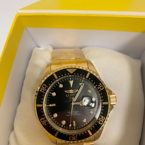Invicta Pro Diver Men's Watch - 43mm, Gold (22062) | WatchCharts ...