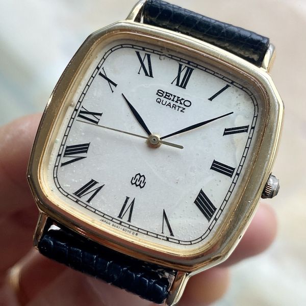 1982 Vintage Seiko Twin Quartz JDM Watch 31mm Square Tank 9441 HAQ HEQ Runs Well | WatchCharts ...