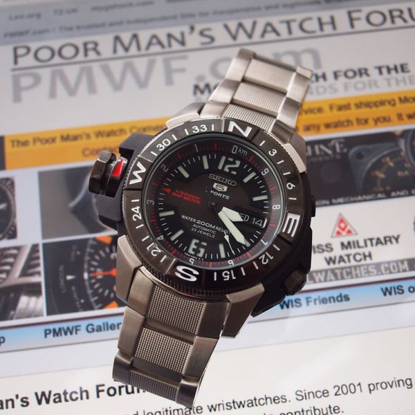 Seiko SKZ229 Map Meter | WatchCharts Marketplace