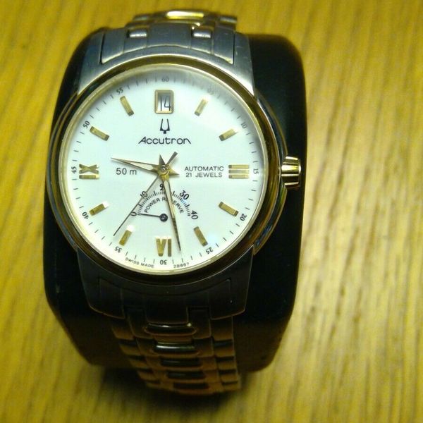 BULOVA ACCUTRON Gemini Collection 28B67 Automatic Watch ETA 2892-2 ...