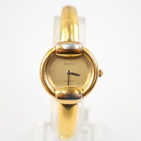 Gucci Gold Tone Watch Ref 1400L Quartz Working | WatchCharts Marketplace