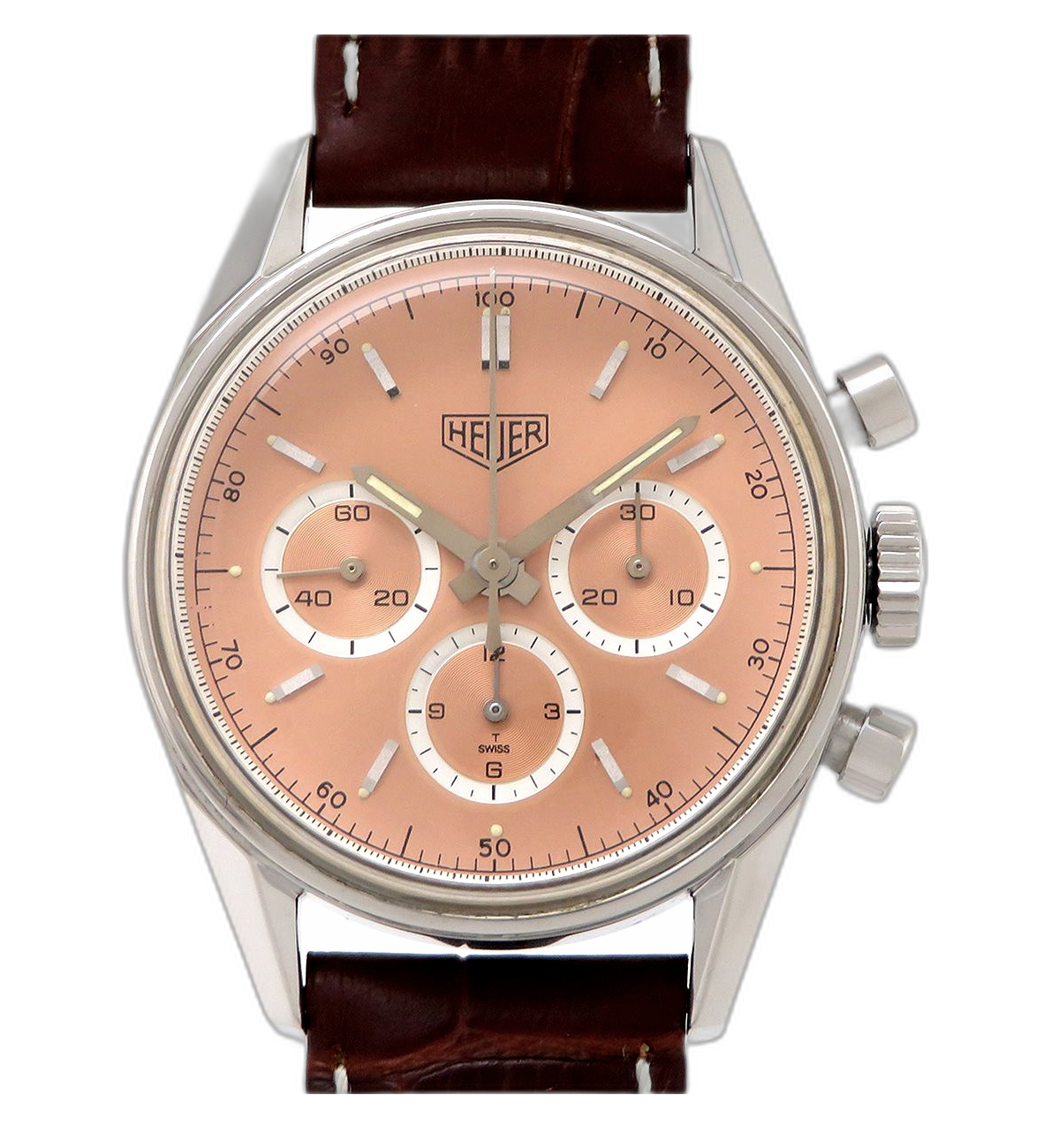 TAG Heuer Carrera 1964 Lemania Salmon CS3112 Price as of May 2026 ...