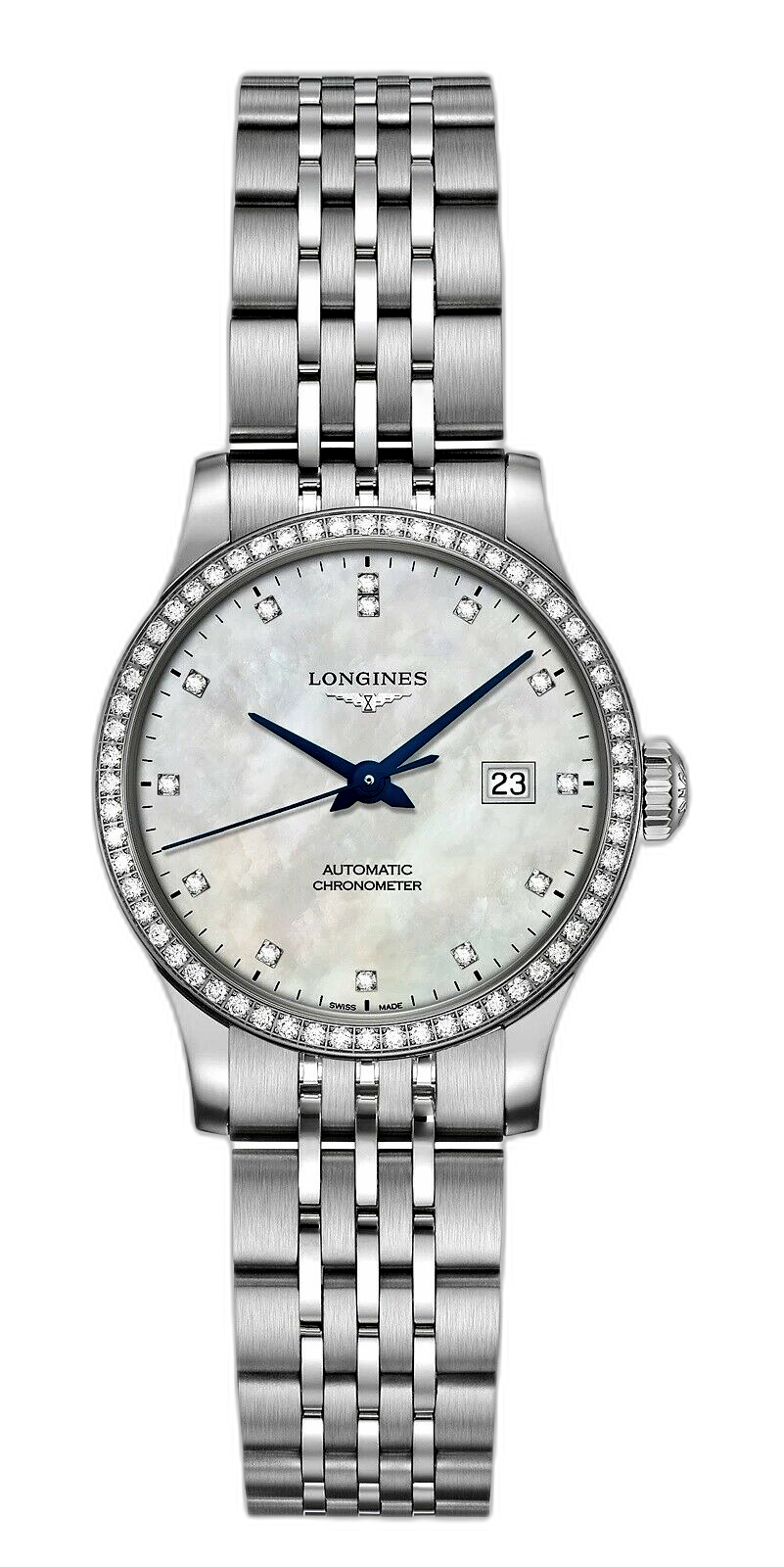 Longines Record 30mm L2.321.0.87 Price as of October 2025 | WatchCharts