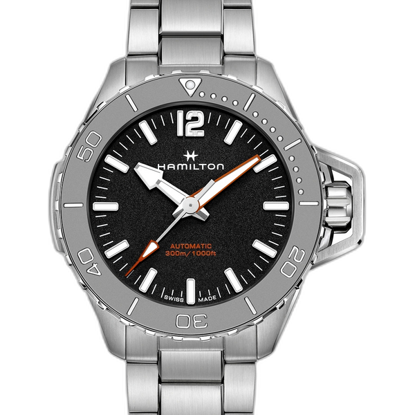 Hamilton Khaki Navy Frogman Auto 46 Stainless Steel H77815130 Price as ...