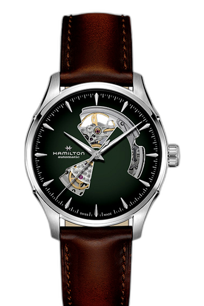 Hamilton Jazzmaster Open Heart 40 Stainless Steel H32675560 Price as of ...