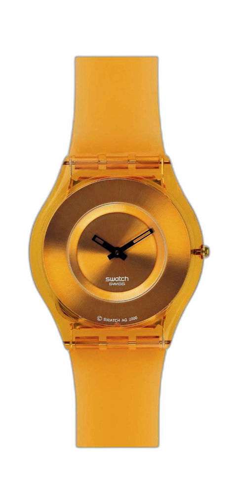 Swatch New Yellow Jelly Skin SFJ101 Price as of April 2026 | WatchCharts