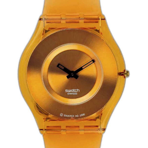 Swatch New Yellow Jelly Skin SFJ101 Price as of April 2026 | WatchCharts