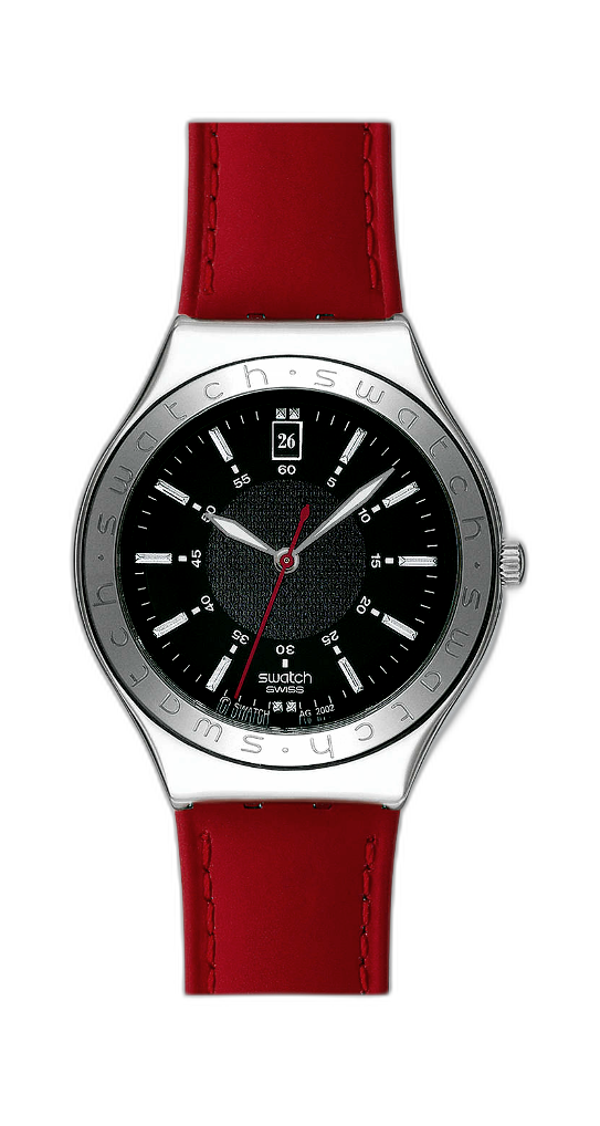 Swatch Twirl Red YGS428 Price as of October 2025 | WatchCharts