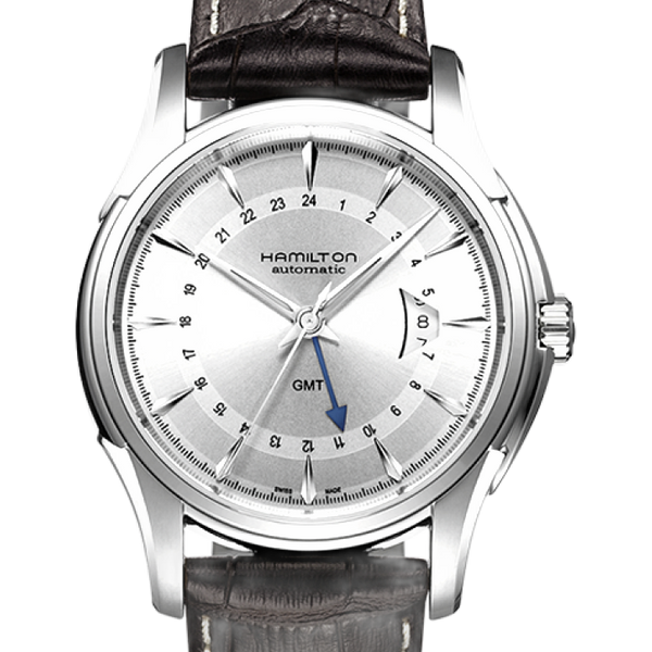 Hamilton Jazzmaster Traveler GMT 42mm Silver Dial H32585551 Price as of ...