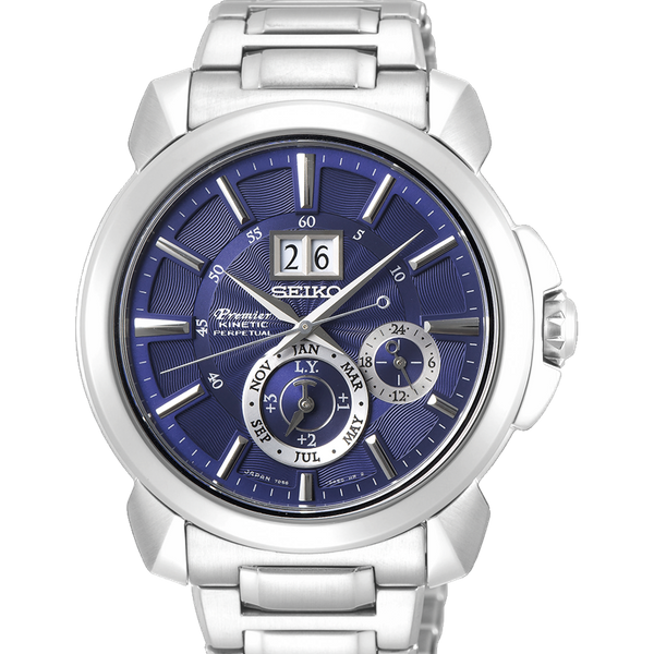 Seiko Premier Kinetic Perpetual Calendar SNP161 Price as of August 2025 | WatchCharts