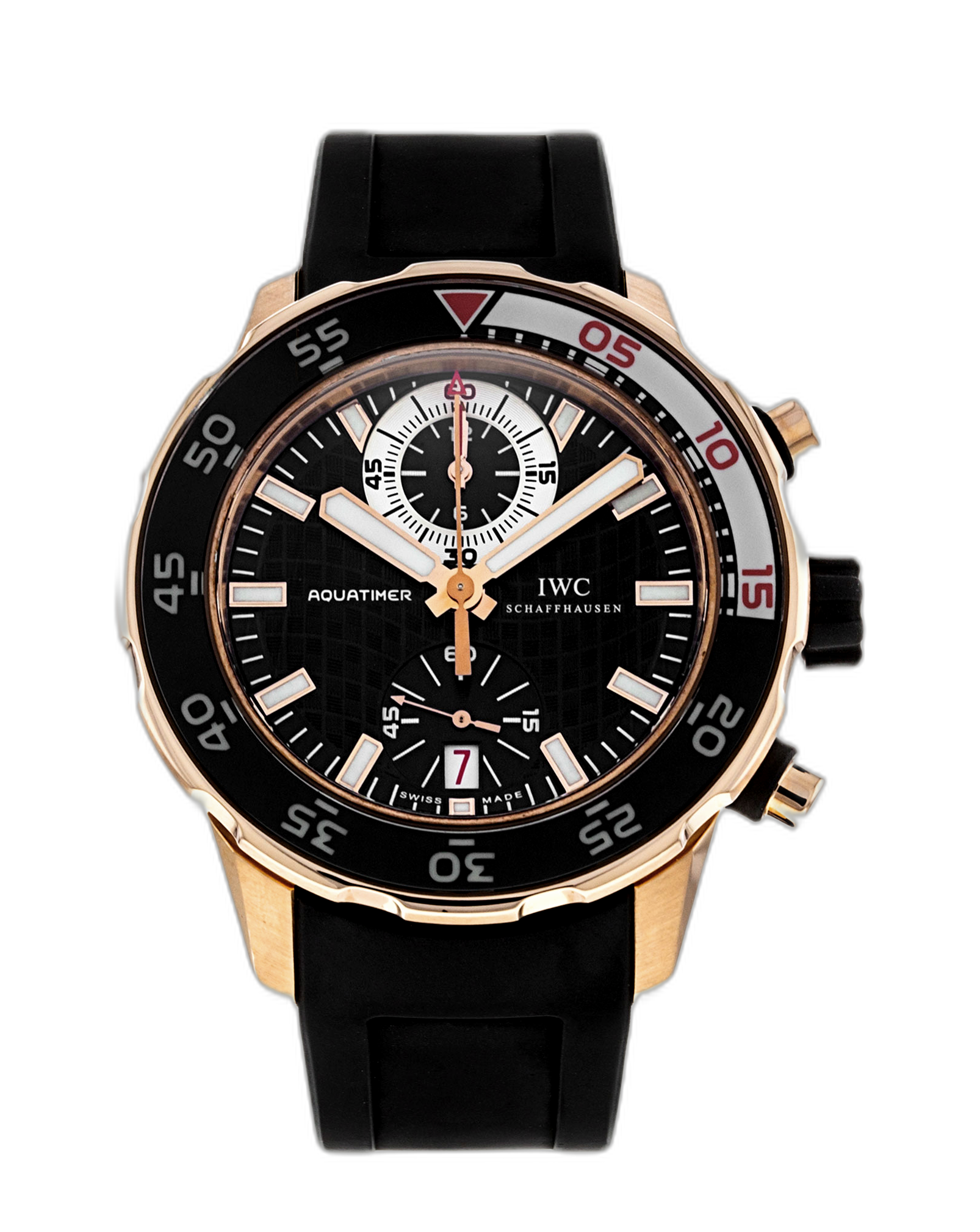 IWC Aquatimer Chrono-Automatic Gold 376903 Price as of January 2026 | WatchCharts