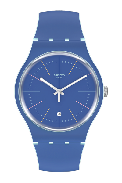 Swatch Blue Layered SUOS403 Price as of May 2026 | WatchCharts