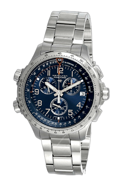 Hamilton Khaki Aviation X-Wind GMT Chrono Quartz Blue H77922141 Price ...