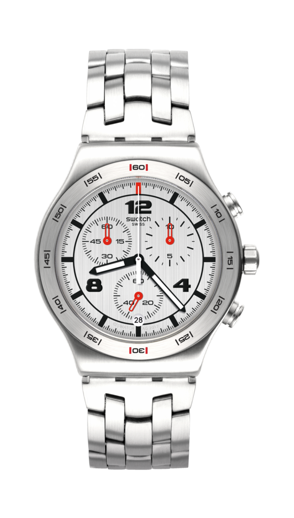 Swatch Silver Again YVS447G Price as of May 2026 | WatchCharts