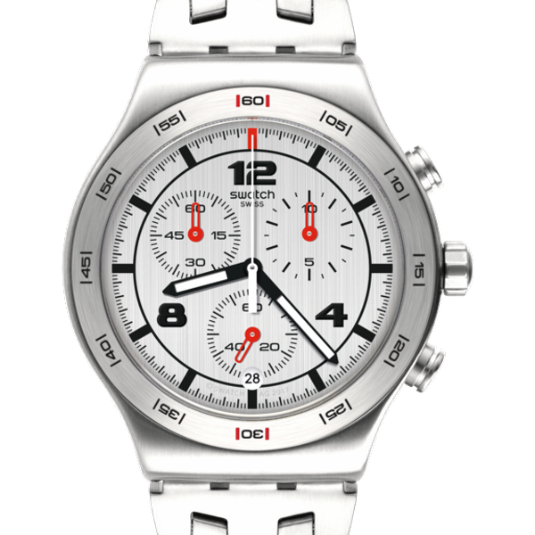 Swatch Silver Again YVS447G Price as of May 2026 | WatchCharts
