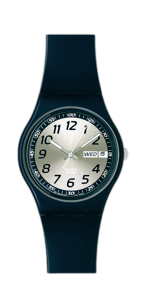 Swatch Time In Blue GN716 Price as of June 2025 | WatchCharts