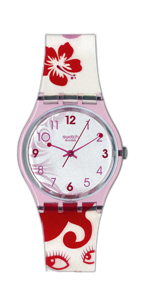 Swatch Pink Aloha GP124 Price as of May 2026 | WatchCharts