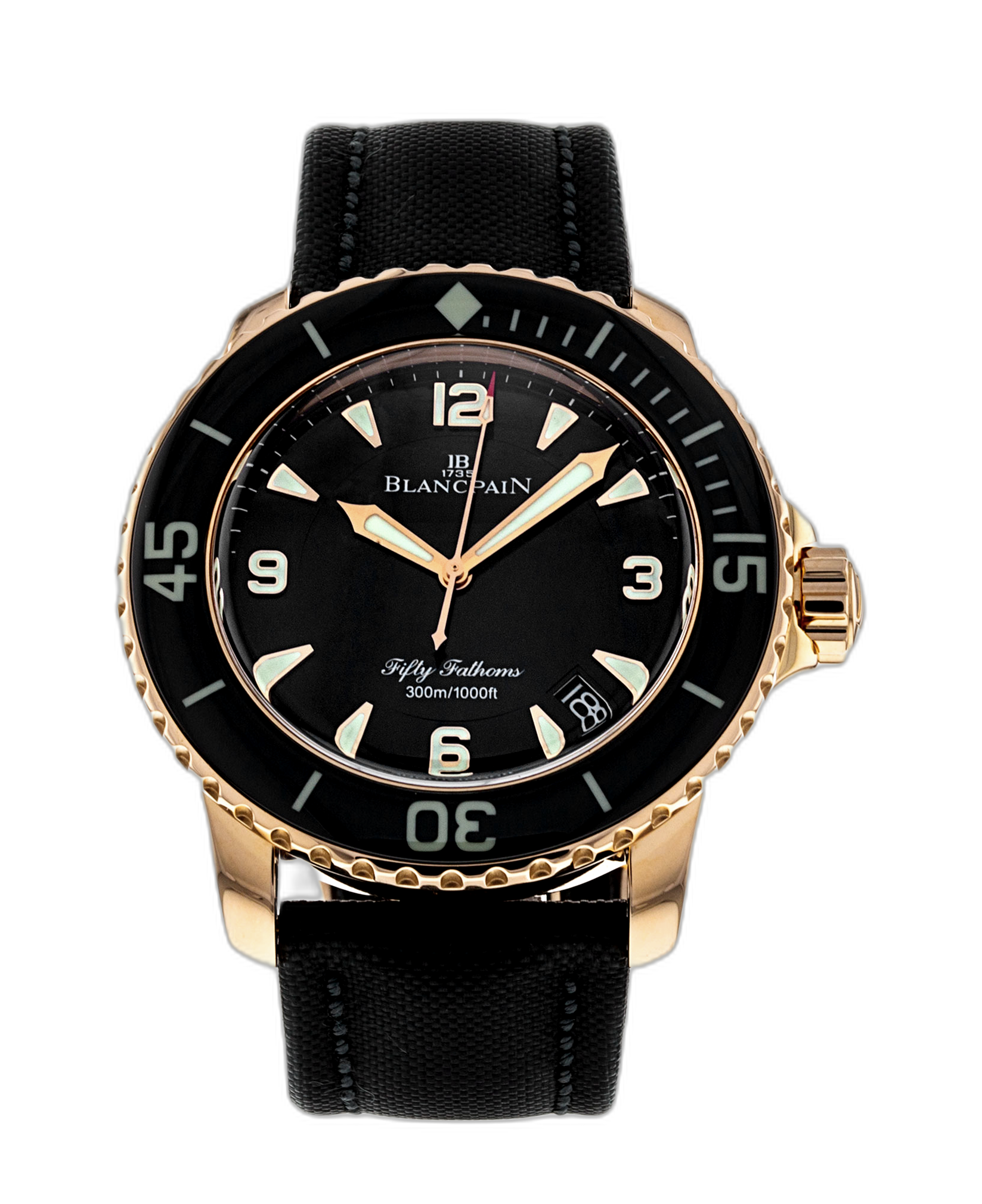 Blancpain Fifty Fathoms Automatique Red Gold 5015-3630-52A Price as of ...