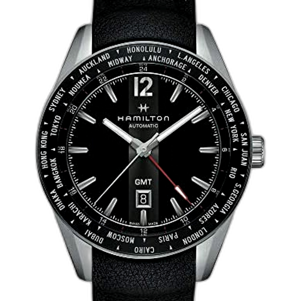 Hamilton Broadway GMT Limited Edition 46 Stainless Steel H43725731 ...