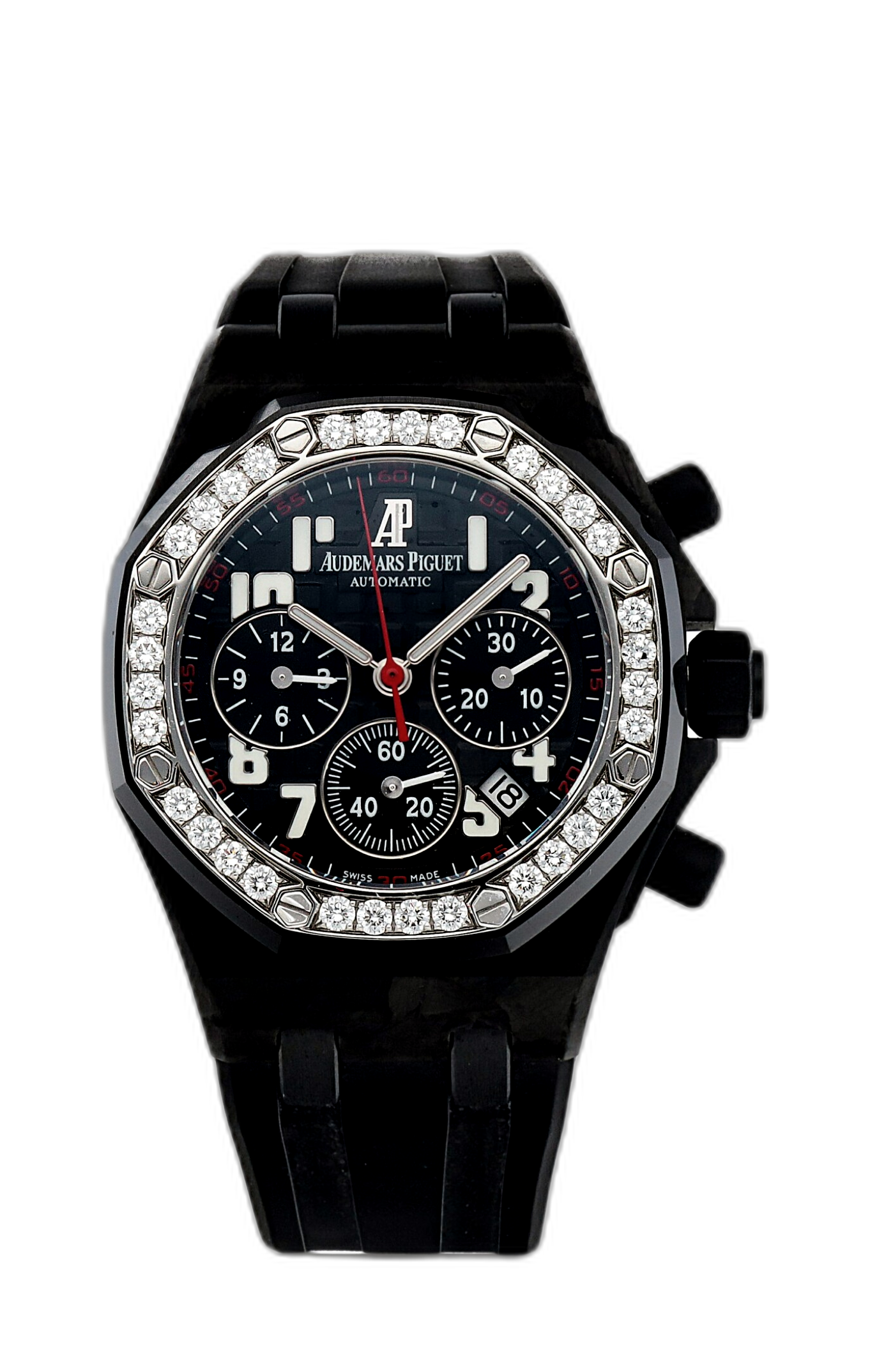 Audemars Piguet Royal Oak Offshore 26267 Lady Chronograph Forged Carbon ...