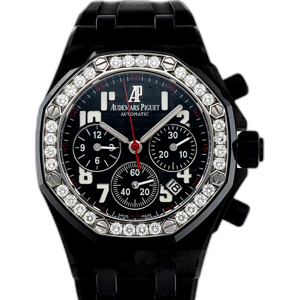 Audemars Piguet Royal Oak Offshore 26267 Lady Chronograph Forged Carbon ...