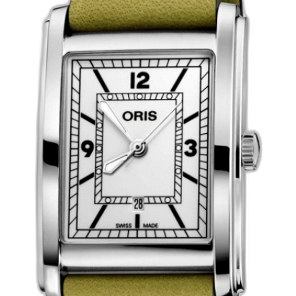 Oris Rectangular Date 25.5 Stainless Steel 561 7783 4061 Price as of ...