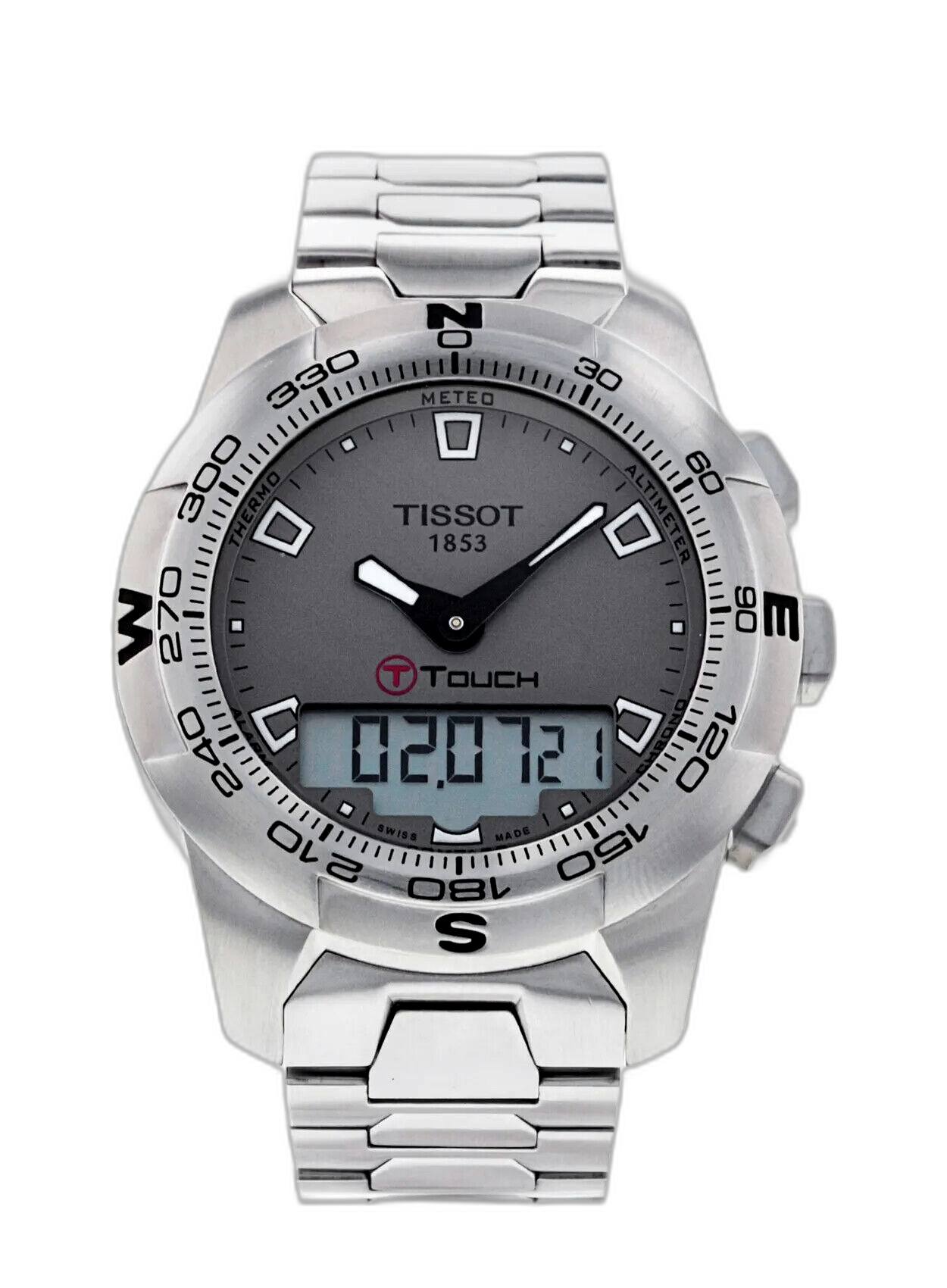 Tissot T-Touch II Rhodium T047.420.11.071.00 Price as of October 2025 ...