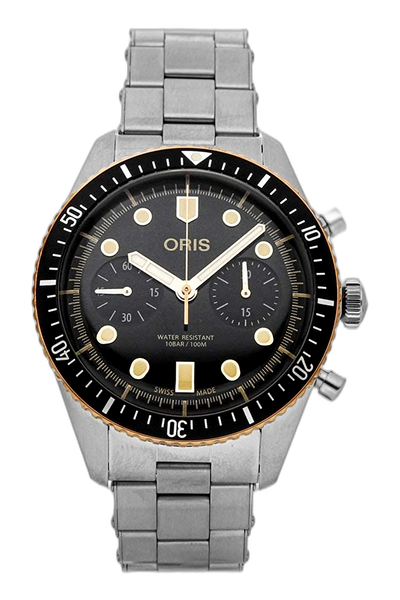 Oris Divers Sixty-Five Chronograph 771 7744 4354 Price as of December ...