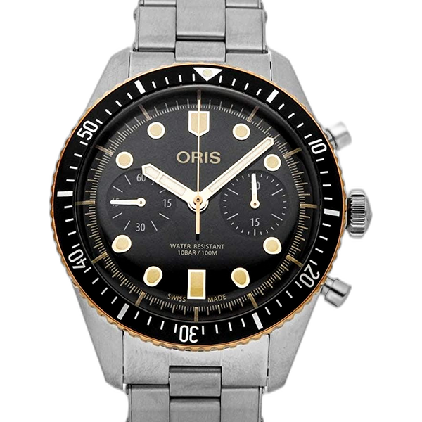 Oris Divers Sixty-Five Chronograph 771 7744 4354 Price as of December ...