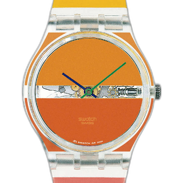Swatch Orange Painted Time GK378 Price as of June 2025 | WatchCharts