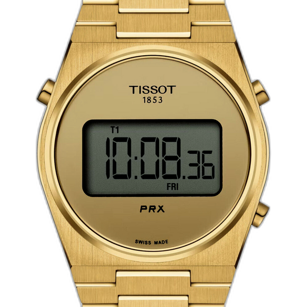 Tissot PRX Digital 35 Yellow Gold T137.263.33.020.00 Price as of ...
