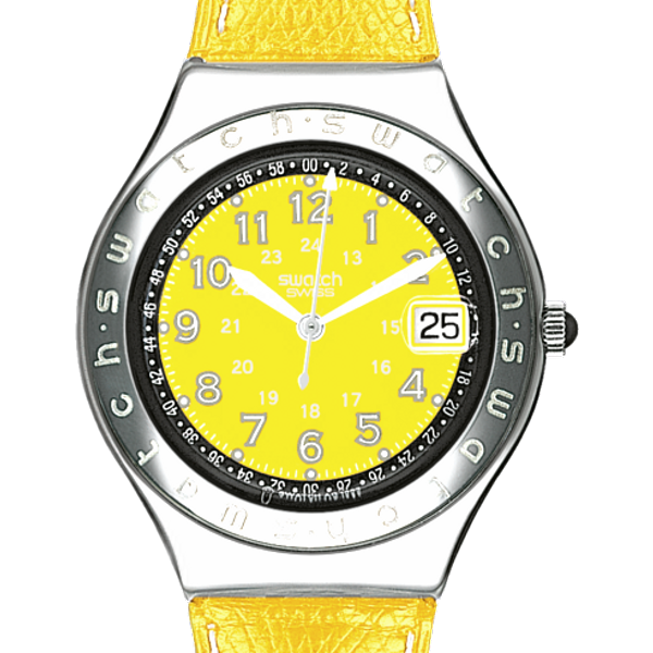 Swatch Happy Joe Yellow YGS409C Price as of June 2026 | WatchCharts