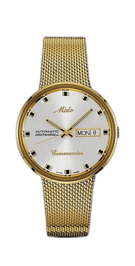 Mido Commander 1959 Yellow Gold M8429.3.21.13 Price as of May 2026 ...