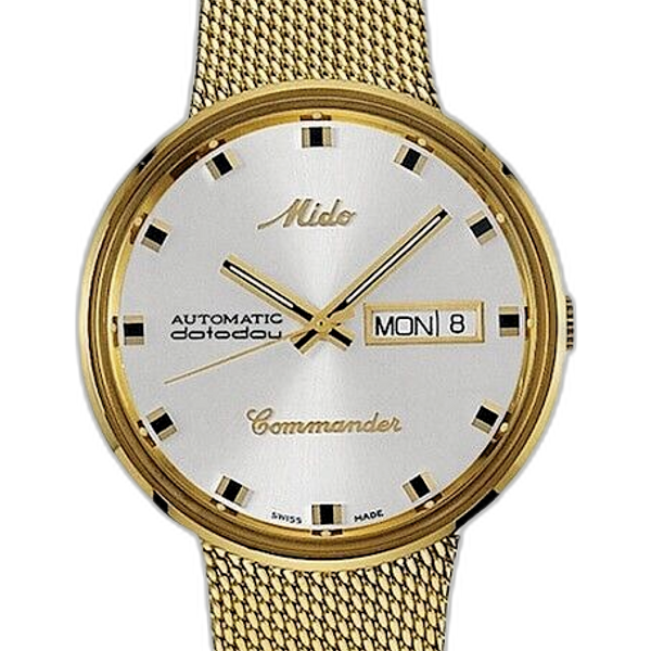 Mido Commander 1959 Yellow Gold M8429.3.21.13 Price as of May 2026 ...