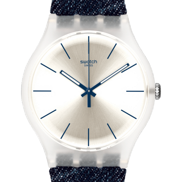 Swatch White Washed Out SUOK103 Price as of May 2025 | WatchCharts