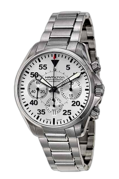 Hamilton Khaki Pilot Auto Chrono H64666155 Price as of December 2025 ...