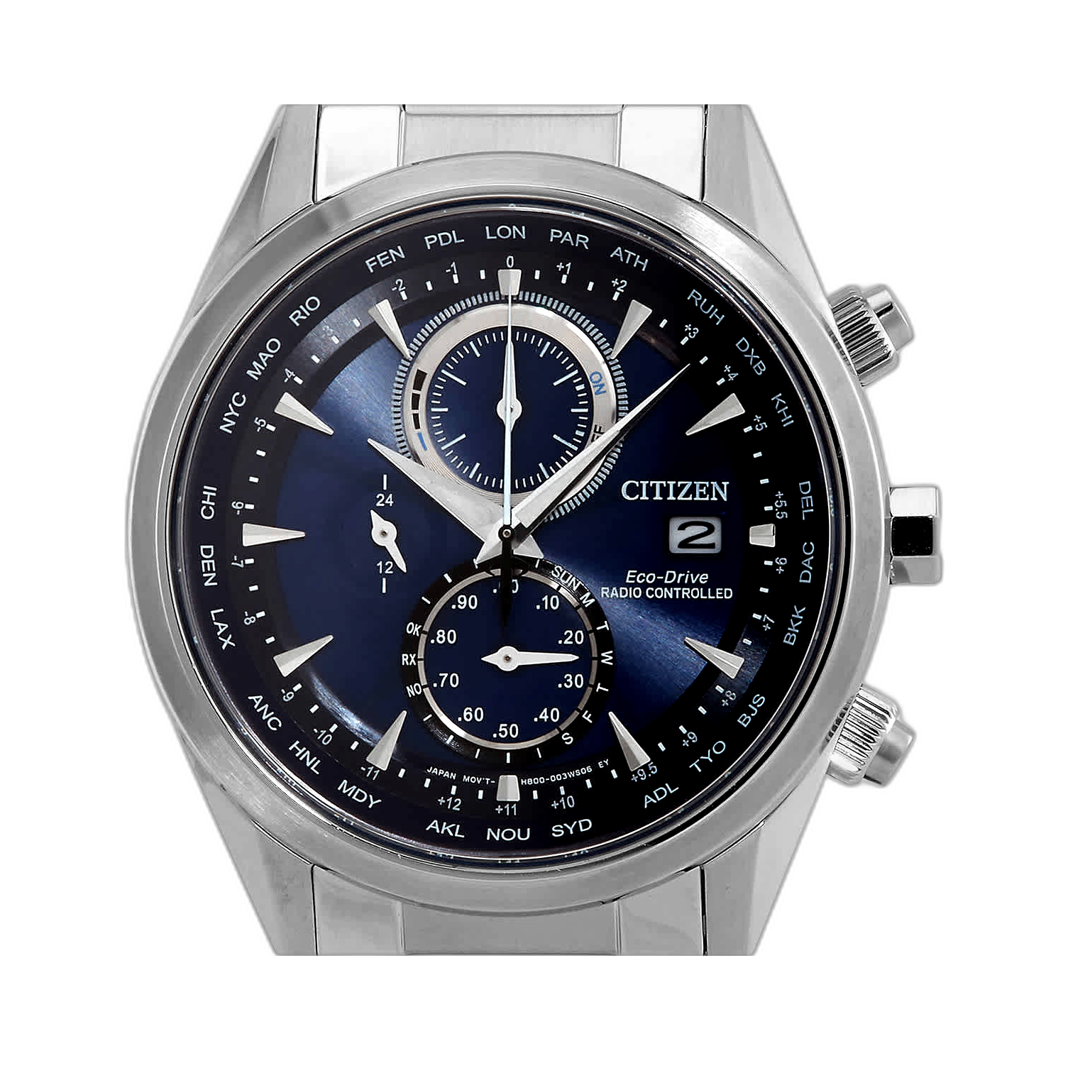 Citizen Eco-Drive Radio Controlled Chronograph AT8260-85L Price as of ...