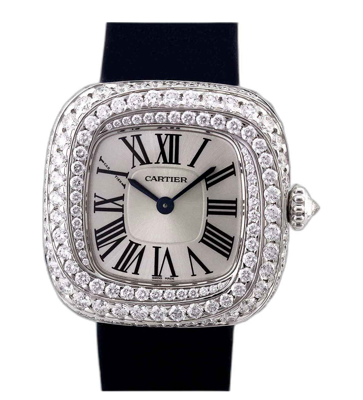 Cartier Cartier Diamond (3.04ct) COUSSIN Coussin de Cartier Watch Small ...