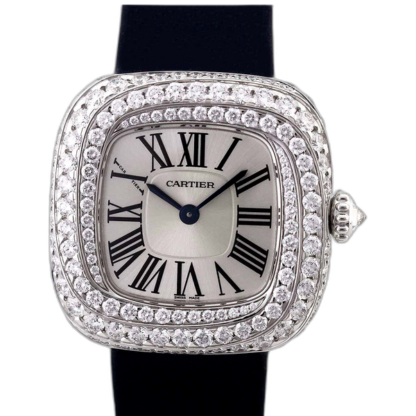 Cartier Cartier Diamond (3.04ct) COUSSIN Coussin de Cartier Watch Small ...