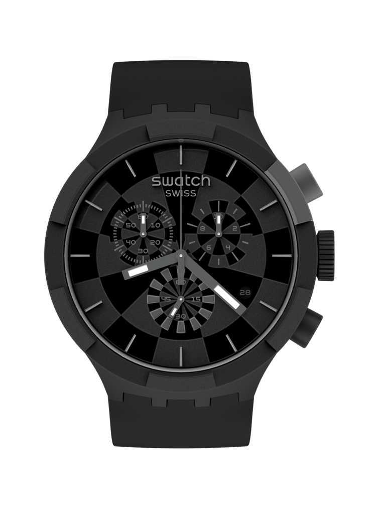 Swatch Checkpoint Black SB02B400 Price as of January 2026 | WatchCharts