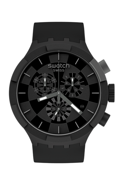 Swatch Checkpoint Black SB02B400 Price as of January 2026 | WatchCharts