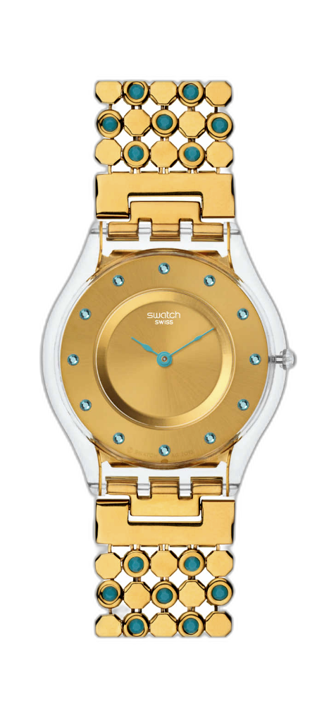 Swatch Turquoise Romantic SFK385G Price as of June 2025 | WatchCharts