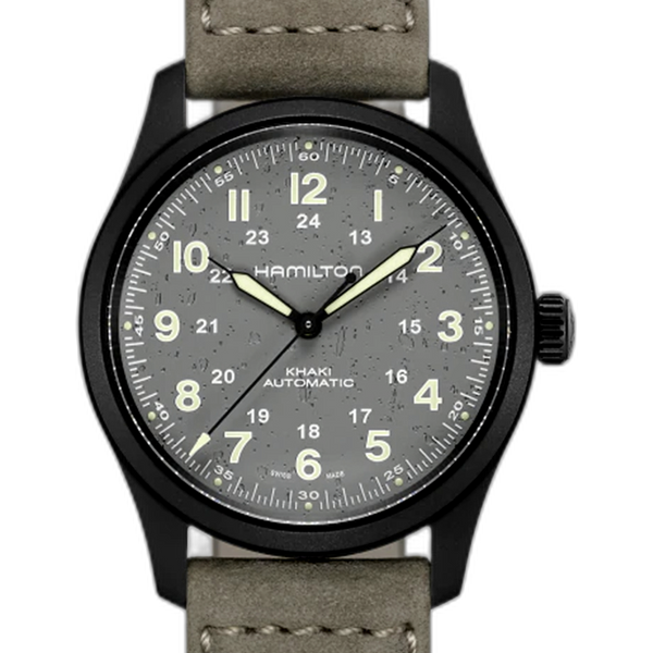 Hamilton Khaki Field Titanium Auto 38 H70215880 Price as of January ...