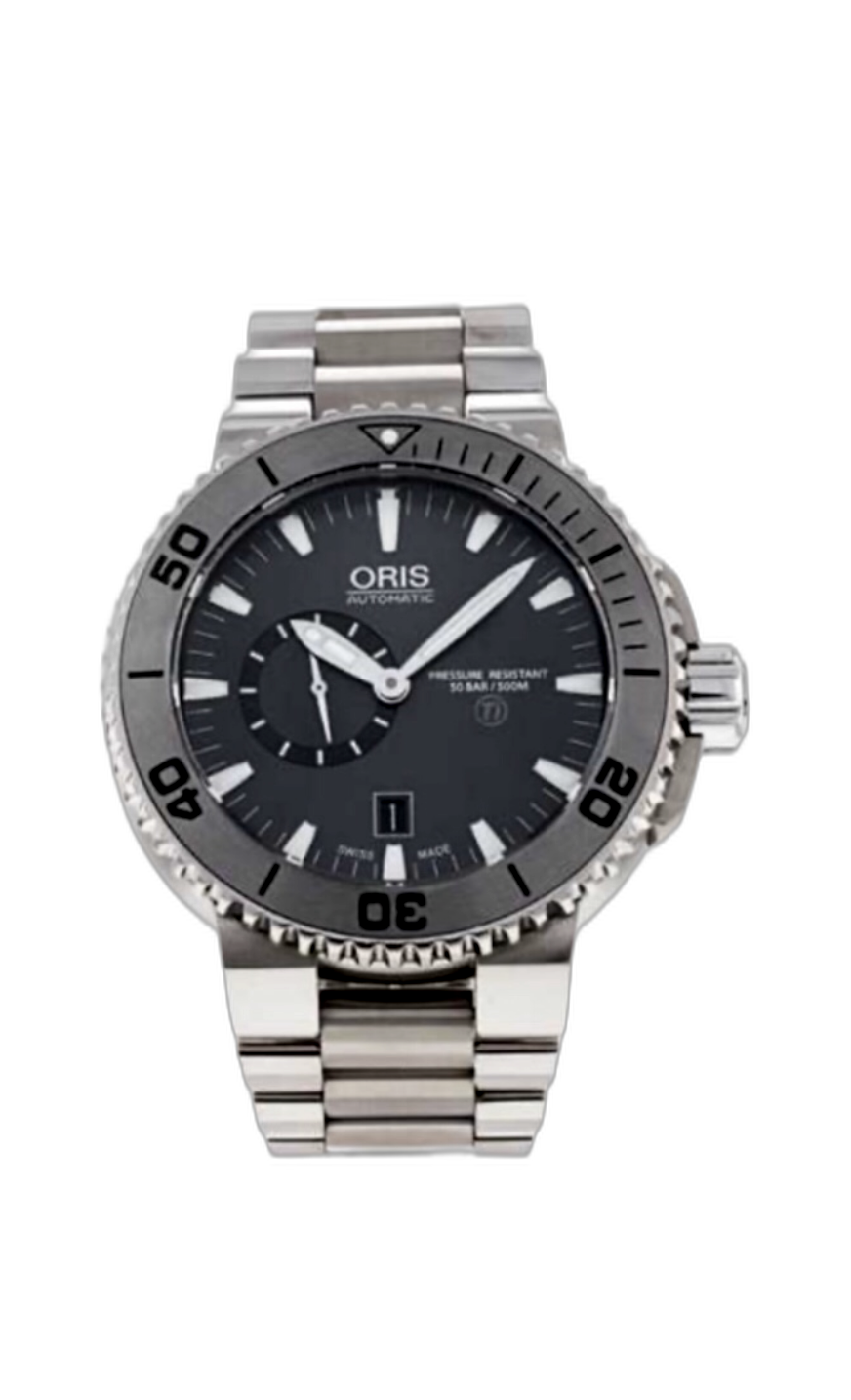 Oris Aquis Titan Small Second Date 743 7664 7253 Price as of May 2026 ...