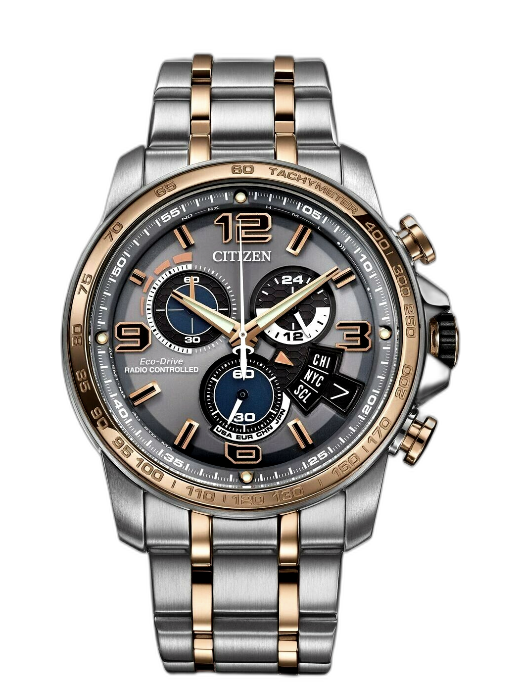 Citizen Eco-Drive Radio Controlled Chronograph BY0106-55H Price as of ...