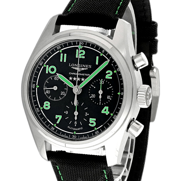 Longines Spirit Chronograph 42 Pioneer Edition Titanium L3.829.1.53 ...